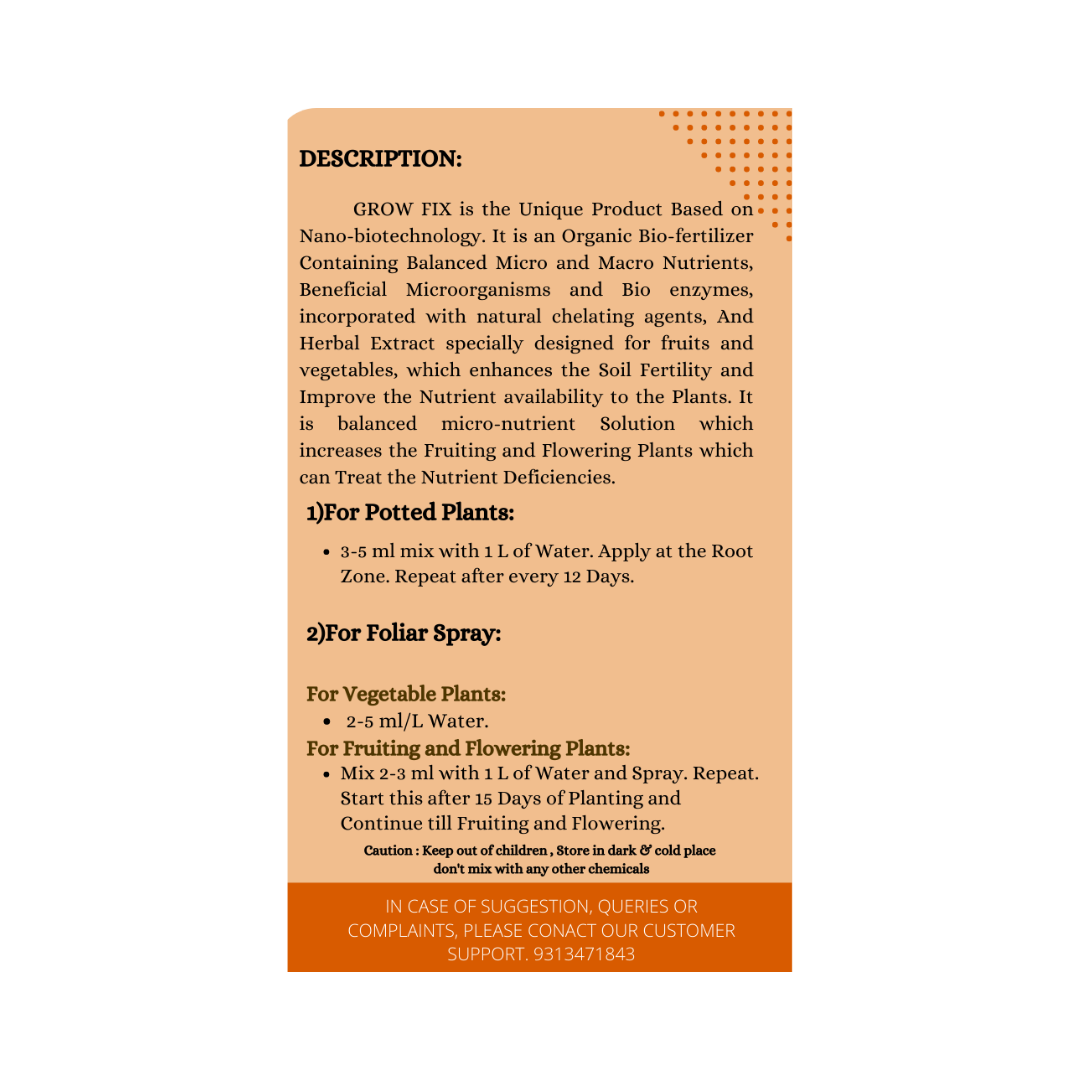 Biofics® Grow Fix | Growth booster – Biofics Private Limited